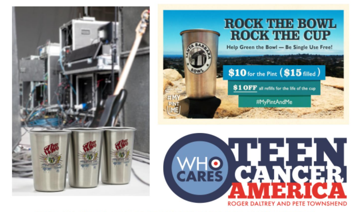 The Who Commemorates Visit to SB Bowl with a Custom Pint! - Santa ...