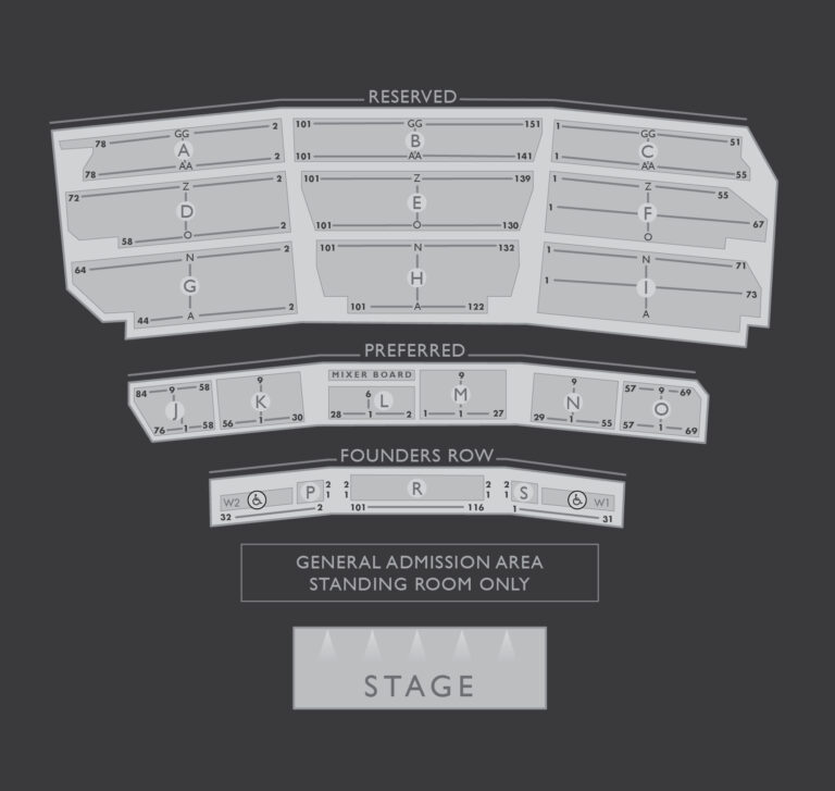 Seating Chart - Santa Barbara Bowl