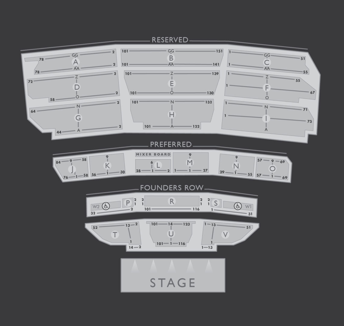 Seating Chart - Santa Barbara Bowl