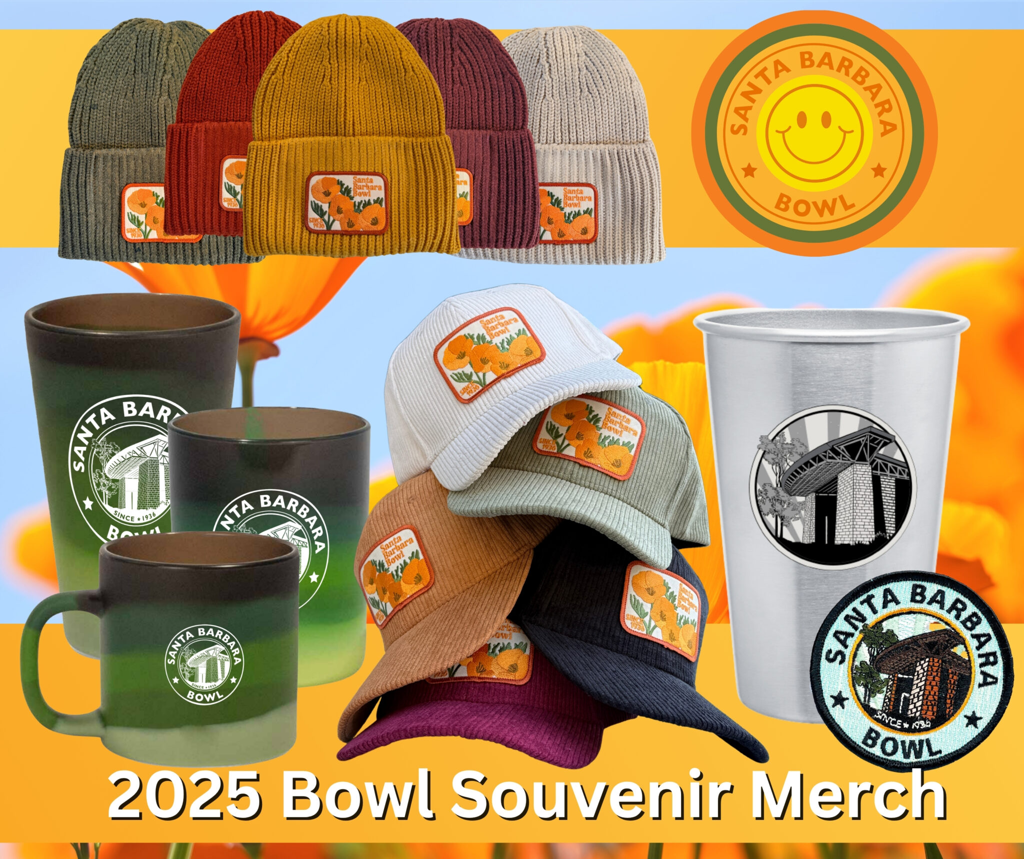 2025 Bowl Merch is here! - Santa Barbara Bowl