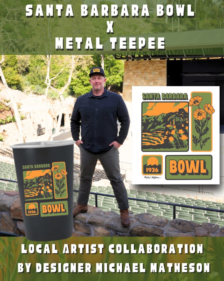 Local Artist Design Collab with Michael Matheson - Santa Barbara Bowl