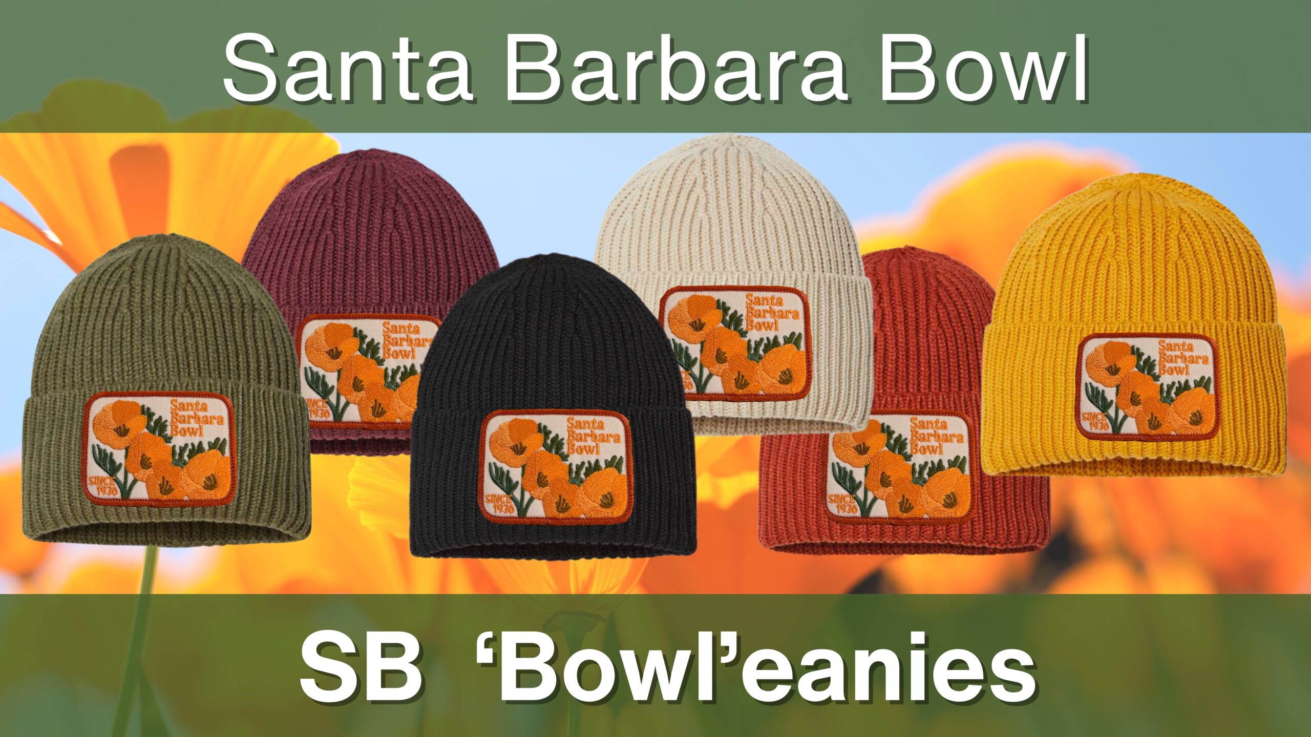 'Bowl'eanies - Rock your dome! - Santa Barbara Bowl